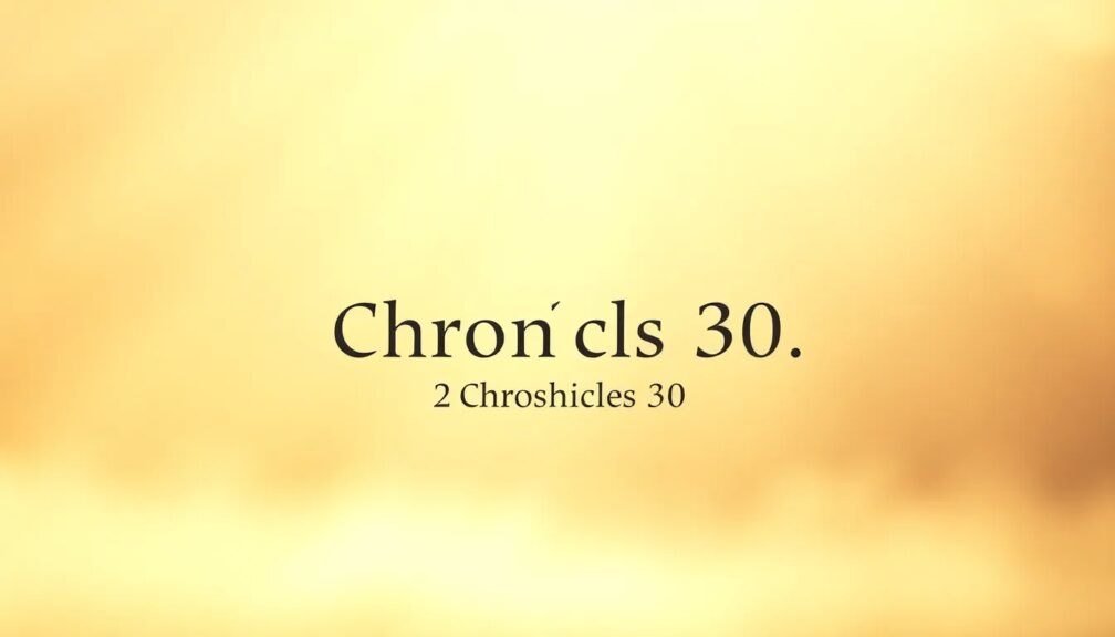 2 Chronicles 30:8 - Meaning, Context, and Spiritual Reflection